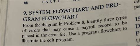 Solved System Flowchart And Program Flowchartfrom The