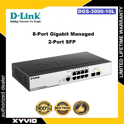 D LINK DGS 3000 10L 10 Port DGS 3000 20L 16 Port 10 100 1000Base T Ports 4 1000Base X SFP