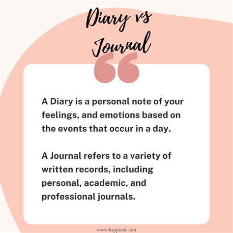 The Difference Between Diary And Journal At Leon Donovan Blog
