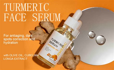 Turmeric Serum For Dark Spots All Natural Hydrating Oil