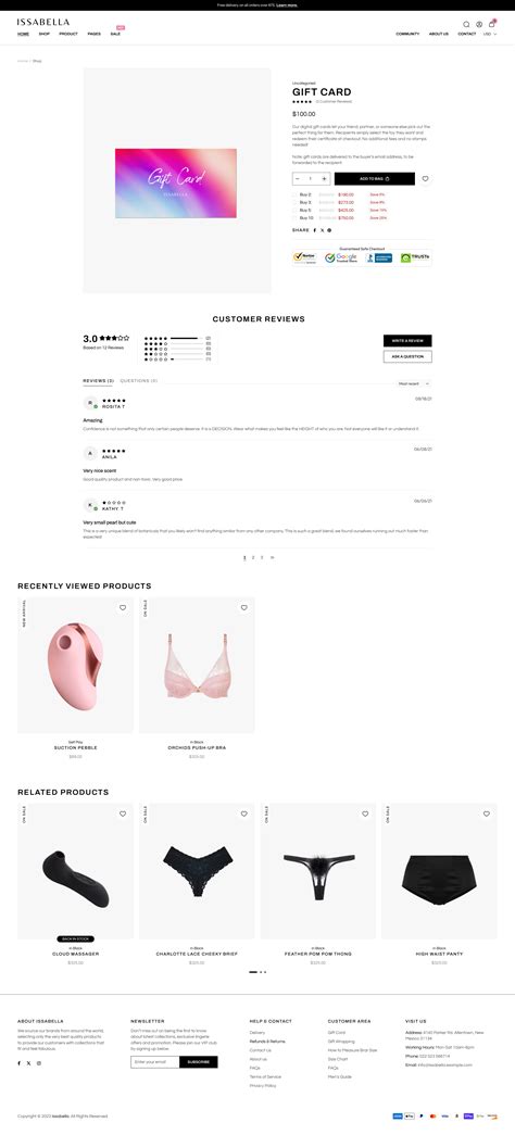 Issabella Sexy Lingerie Adult Toy Shop Figma Template By Jwsthemes