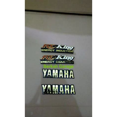 Jual Paket Lengkap Emblem Box Aki Tutup Aki Rx King Plus Emblem Tangki Rx King Sepasang Tebal