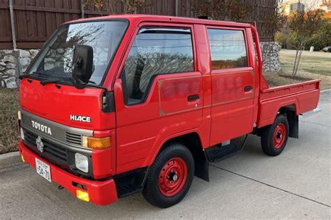 No Reserve 1992 Toyota Hiace Double Cab 5 Speed For Sale On Bat