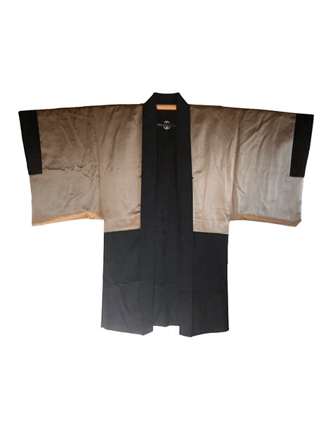 Mens Vintage Haori Sumitate Yotsume Montsuki Toshogu Yomeimon Nikko Japan