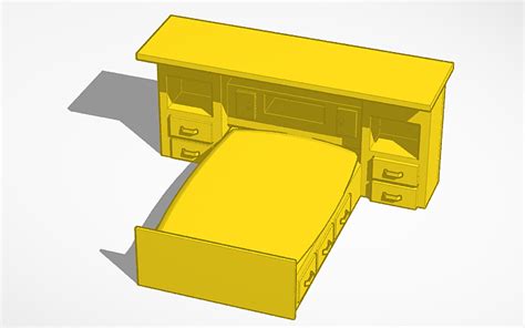 3d Design King Sized Bed Tinkercad