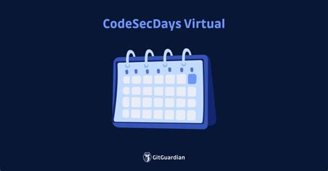 Gitguardian On Linkedin Codesecdays Virtual