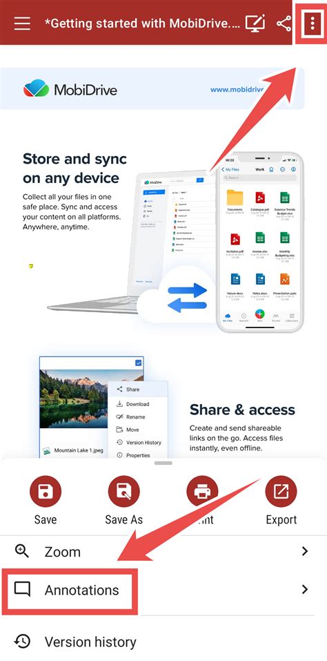 Insérer Supprimer Ou Modifier Un Commentaire Dans Un Mobioffice Pdf Mobisystems