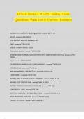 AFIs Forms WAPS Testing Exam Questions With 100 Correct Answers WAPS Stuvia US