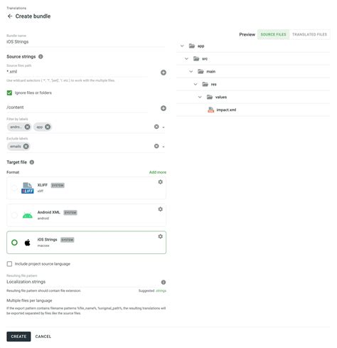 Target Files Bundles Enterprise Docs