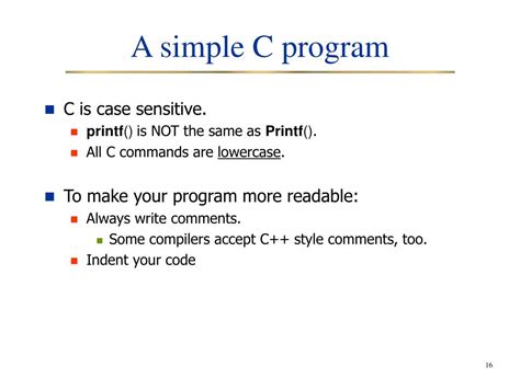 Ppt A Simple C Program Powerpoint Presentation Free Download Id391874