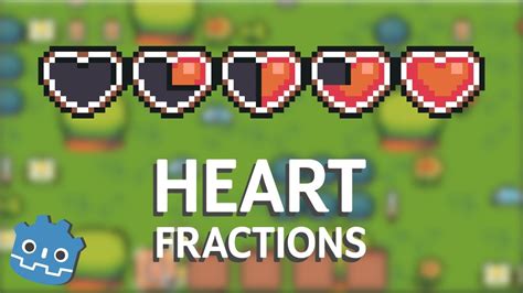 Heart Fractions In Godot Arpg S02e07 Godot 4 Tutorial Gdscript Youtube
