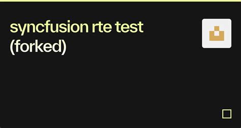 Syncfusion Rte Test Forked Codesandbox Syncfusion Rte Test Forked Codesandbox