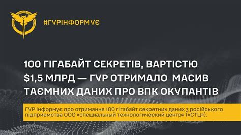 Gur Mo Of Ukraine Got 100gb Of Secret Data From Russian Special