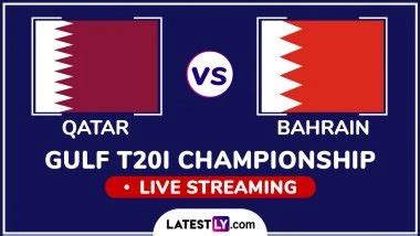 Qatar Vs Bahrain Free Live Streaming Online Gulf T20i Championship 2024 How To Watch Qat Vs