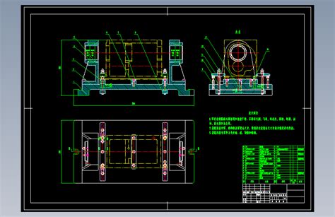 1989 变速箱体加工工艺及镗孔夹具设计gj227 Autocad 2007 模型图纸下载 懒石网