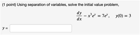 solved 1 point find a function y of x such that 2yy x and