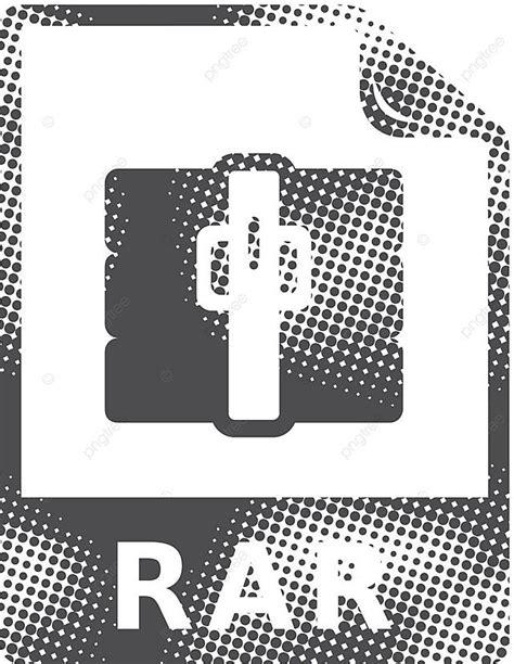 Halftone Icon Compressed File Format Software Information Connection