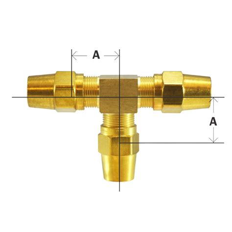 Brass Dot Fittings Copper Tubing Tee Manufacturer Topa