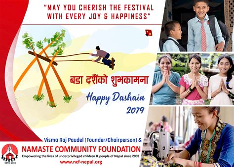 Happy Dashain 2022 Namaste Community Foundation