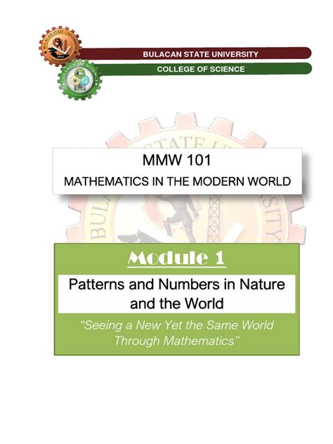 Final Module 1 Patterns And Numbers In Nature Pdf Pattern Fractal