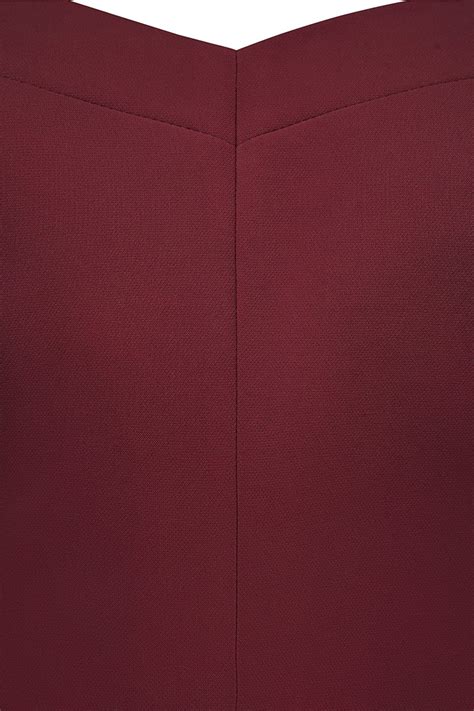 Celeste Padded Sweetheart Top In Wine Red Chello