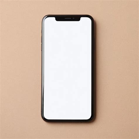 Mobile Phone Mockup On Isolated Background Premium Photo