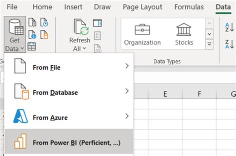 Accessing Power BI Confidential Data In Excel For Internal Organization Users Blogs Perficient
