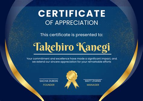 Certificate Template Postermywall