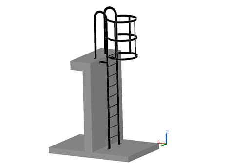 Ladder 3d Design In Cad