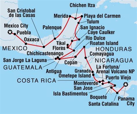 Ultimate Central America Itinerary Ideas Tulum Mexico Viajes En