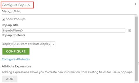 Problem Pop Ups Configured In Arcgis Online Map Viewer Are Not Reflected In The Arcgis We