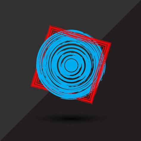 Premium Vector Circle Brush