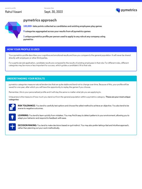 Factor Trait Report Pdf Risk Decision Making