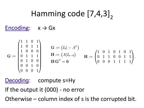 Ppt Error Correcting Codes Powerpoint Presentation Free Download Id 3690728