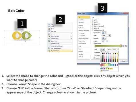 Business Diagram Linear Flow Process 2 Stages