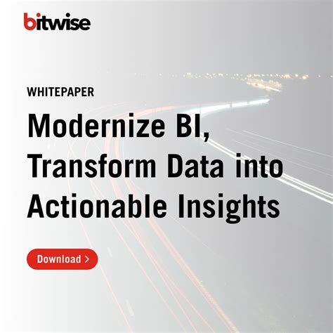 Whitepaper Businessintelligence Bimodernization Datatransformation