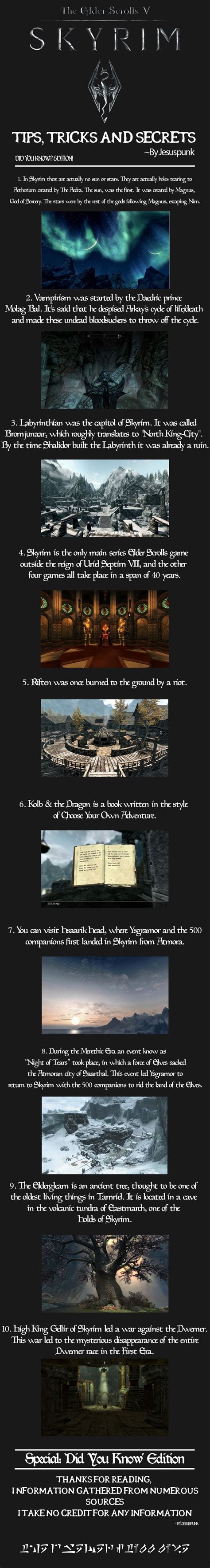 skyrim tips tricks and secrets {special edition} skyrim skyrim