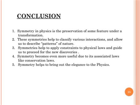 Symmetry Transformation Or Operations In Particle Physics Pptx