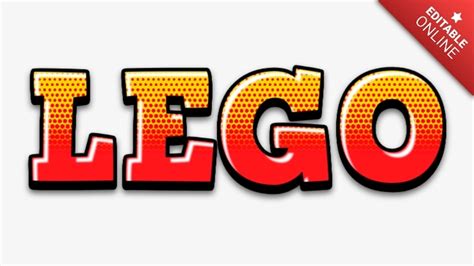 Lego Comic Font Text Effect Generator