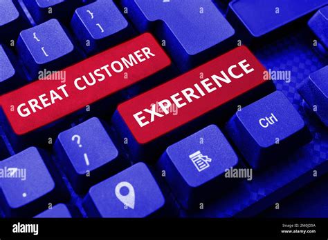 Inspiration Showing Sign Great Customer Experience Word Written On Responding To Clients With