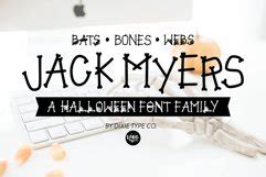 HALLOWEEN FONT BUNDLE 4 OTF Font Familes