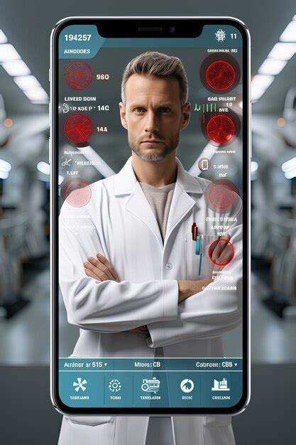 Premium Ai Image Healthcare App Ui Mockup Generate A Userfriendly Ui Mockup For A Healthcare