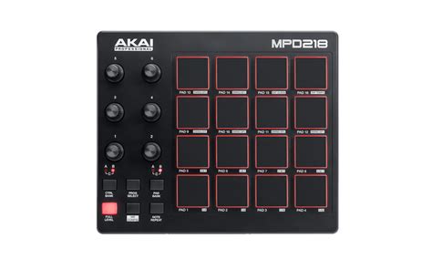 Akai Professional Mpd218 16 Pad Midi Pad Controller Akai Professional Mpd218 16 Pad Midi Pad Controller