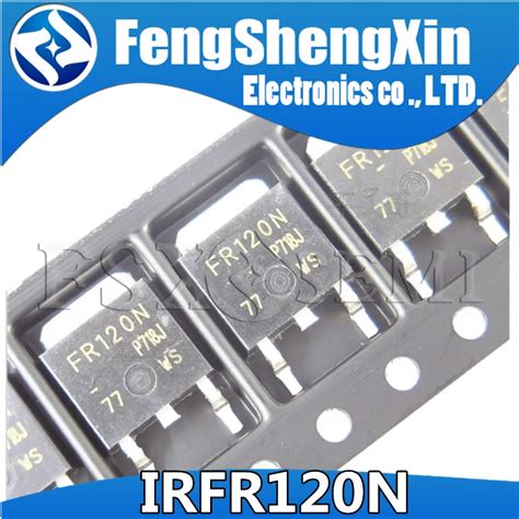 10pcs Lot Irfr120 Irfr120n Fr120n Power Mosfet To 252 Integrated Circuits Aliexpress
