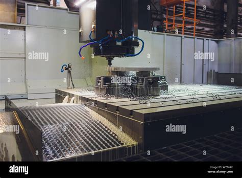 Worker Male Hands Working With CNC Machine At Factory With Lathes Stock Photo Alamy