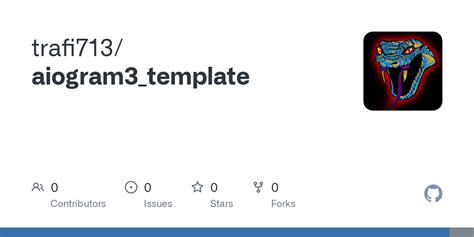 github trafi713 aiogram3 template
