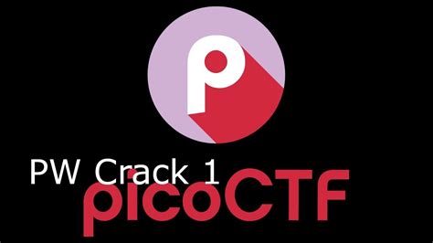 Picoctf Pw Crack 1 Youtube