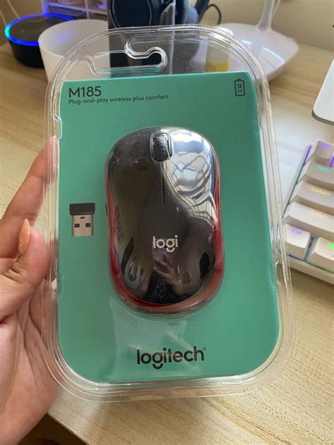 [brand New] Logitech M185 Wireless Mouse Computers And Tech Parts And Accessories Mouse