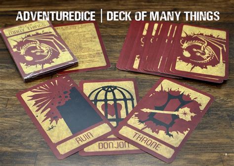 Deck Of Many Things Adventure Dice