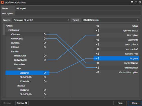 Metadata Mapping Addmodify Field Settings